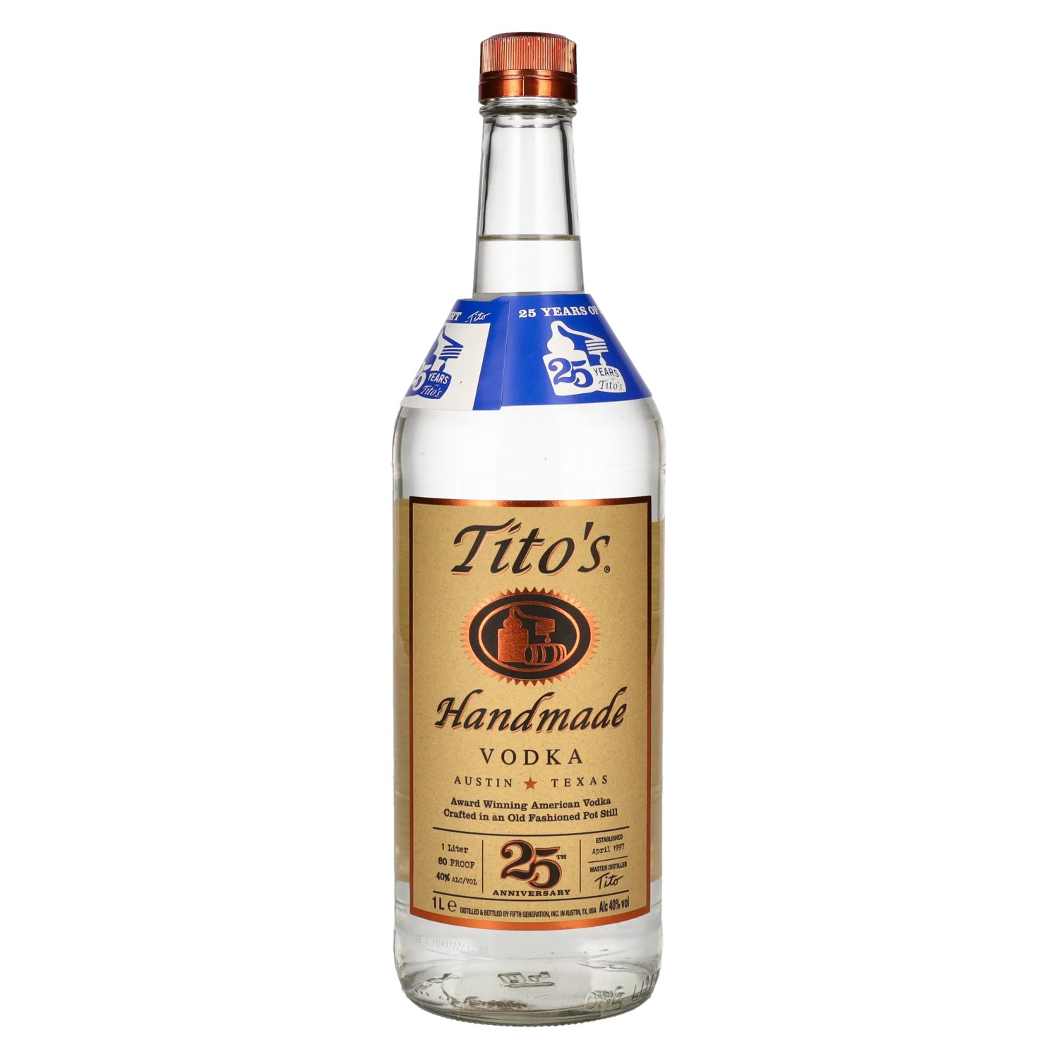 Tito's Handmade Vodka 40% Vol. 1l - EXPERT24